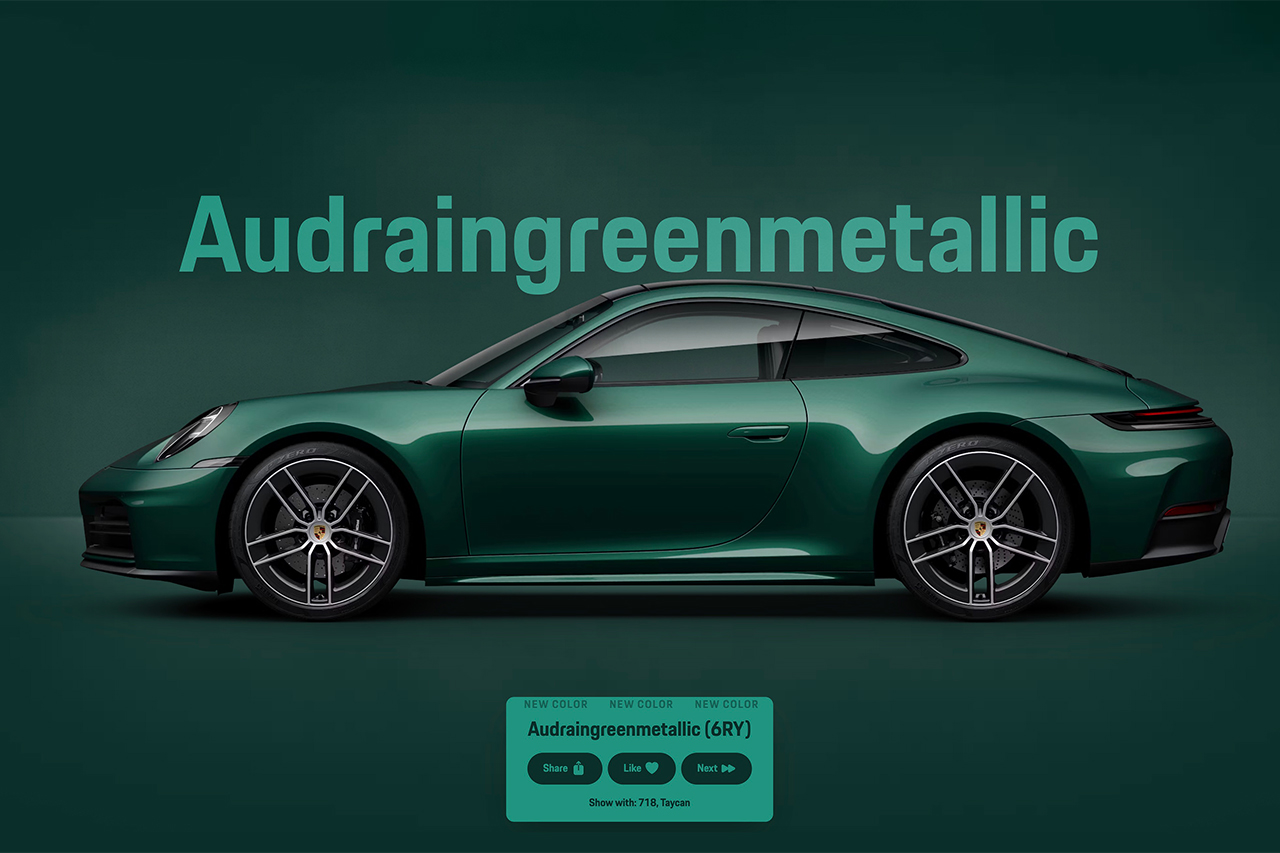 Porsche PTS Program: New Colors Curated by Sean Wotherspoon - Motofutura